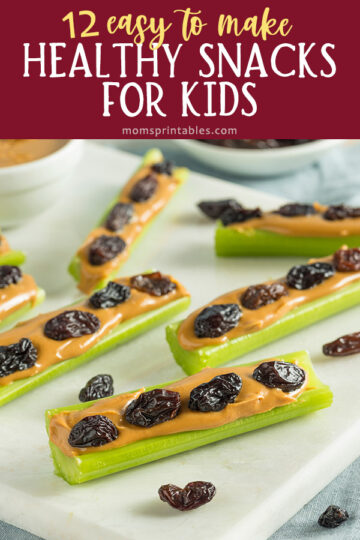 Healthy Snacks for Kids that are Easy to Prepare - Mom's Printables